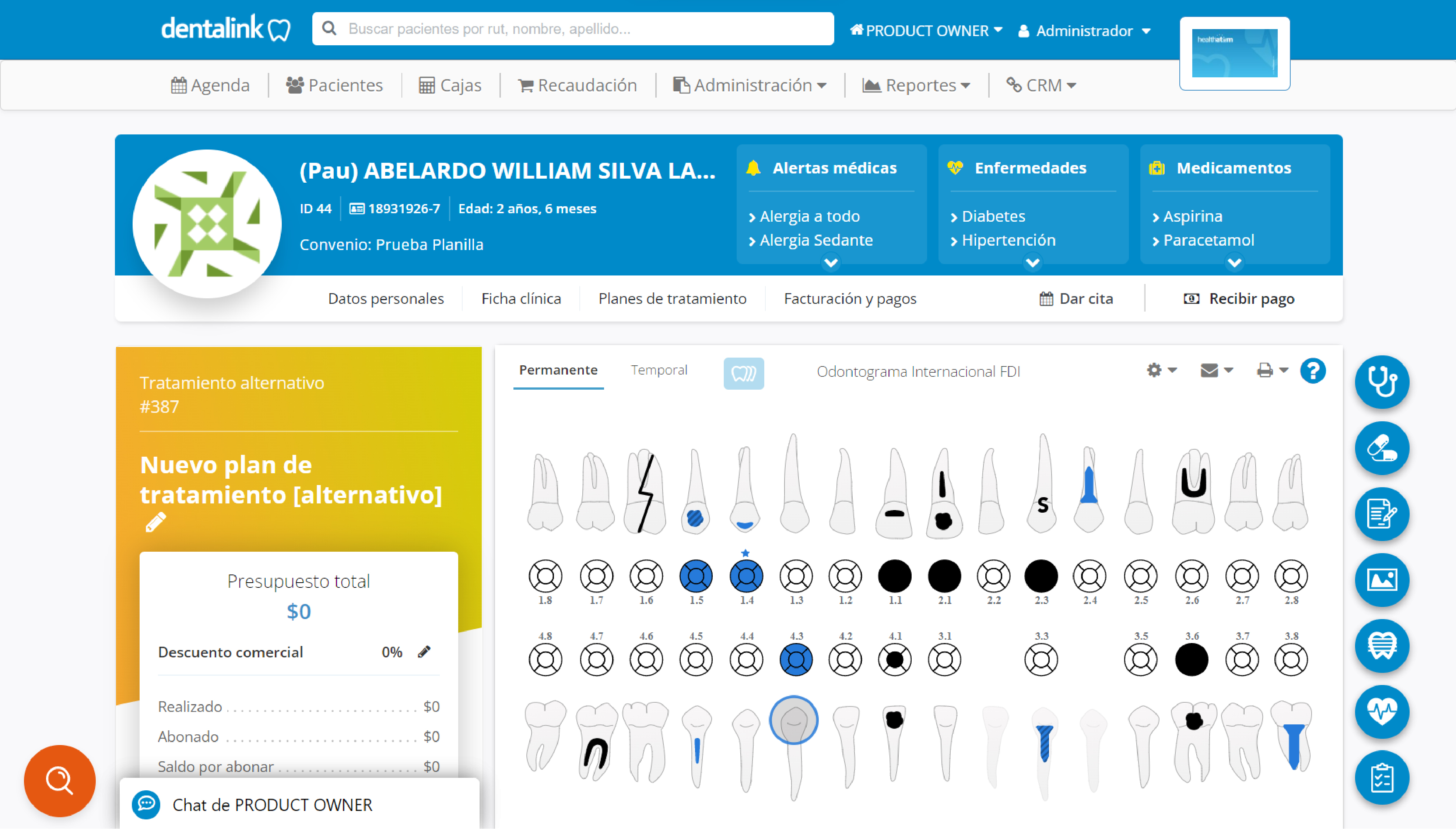 Nuevo Chat, Tratamientos Alternativos y más | Actualización agosto Dentalink